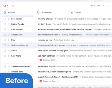 Highlight Emails in Gmail by cloudHQ